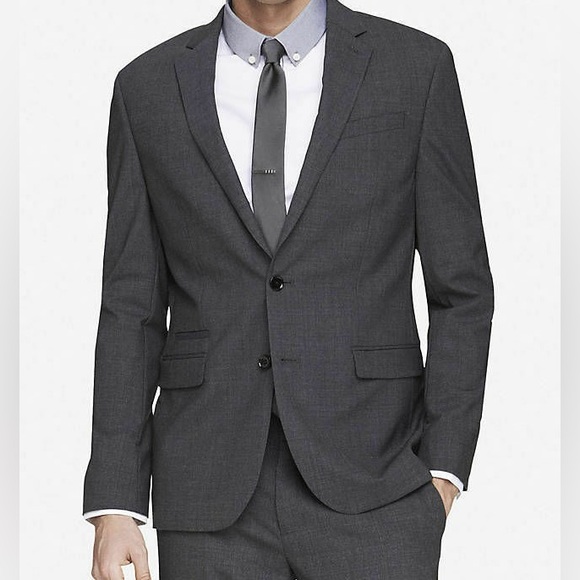 Express | Suits & Blazers | Express Grey Suit Jacket | Poshmark
